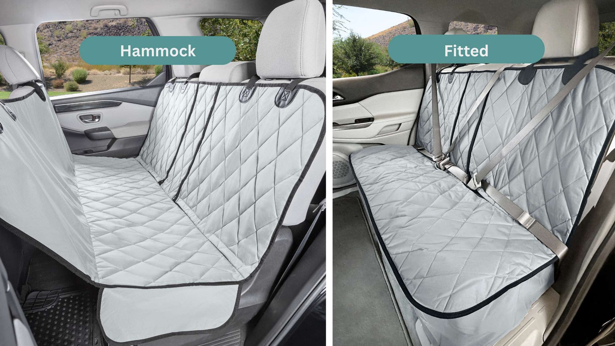 4Knines Split Rear Seat Cover: The Ultimate Backseat Upgrade for Dog O ...